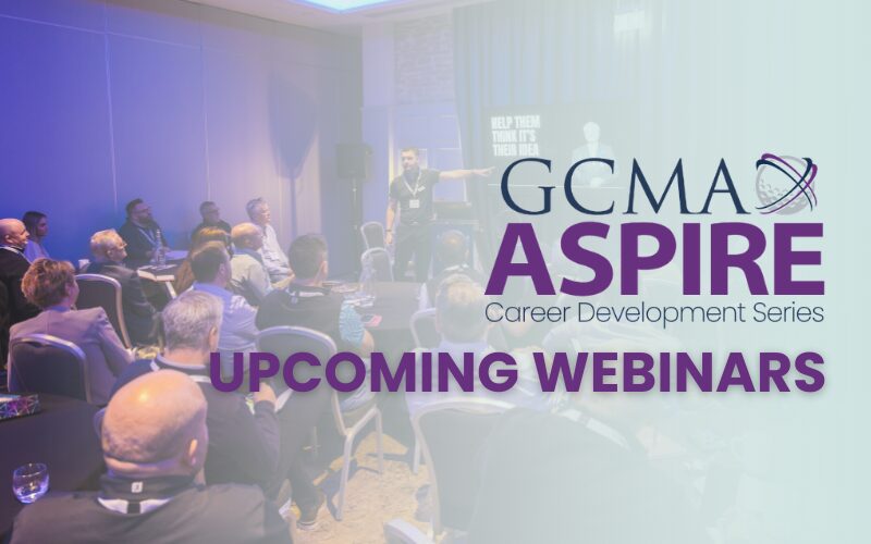 Upcoming Aspire Career Development Series Webinars - GCMA